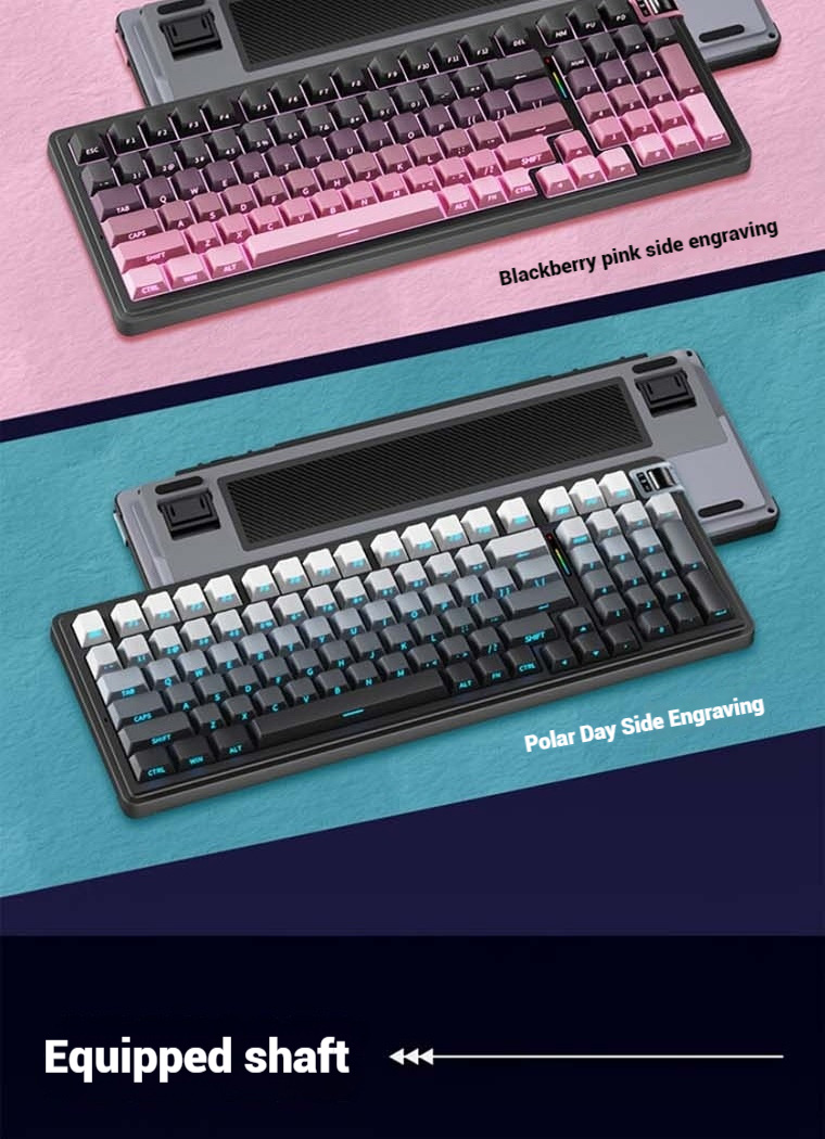 KZZI K98Pro Mechanical gaming office keyboard three-mode connection ...