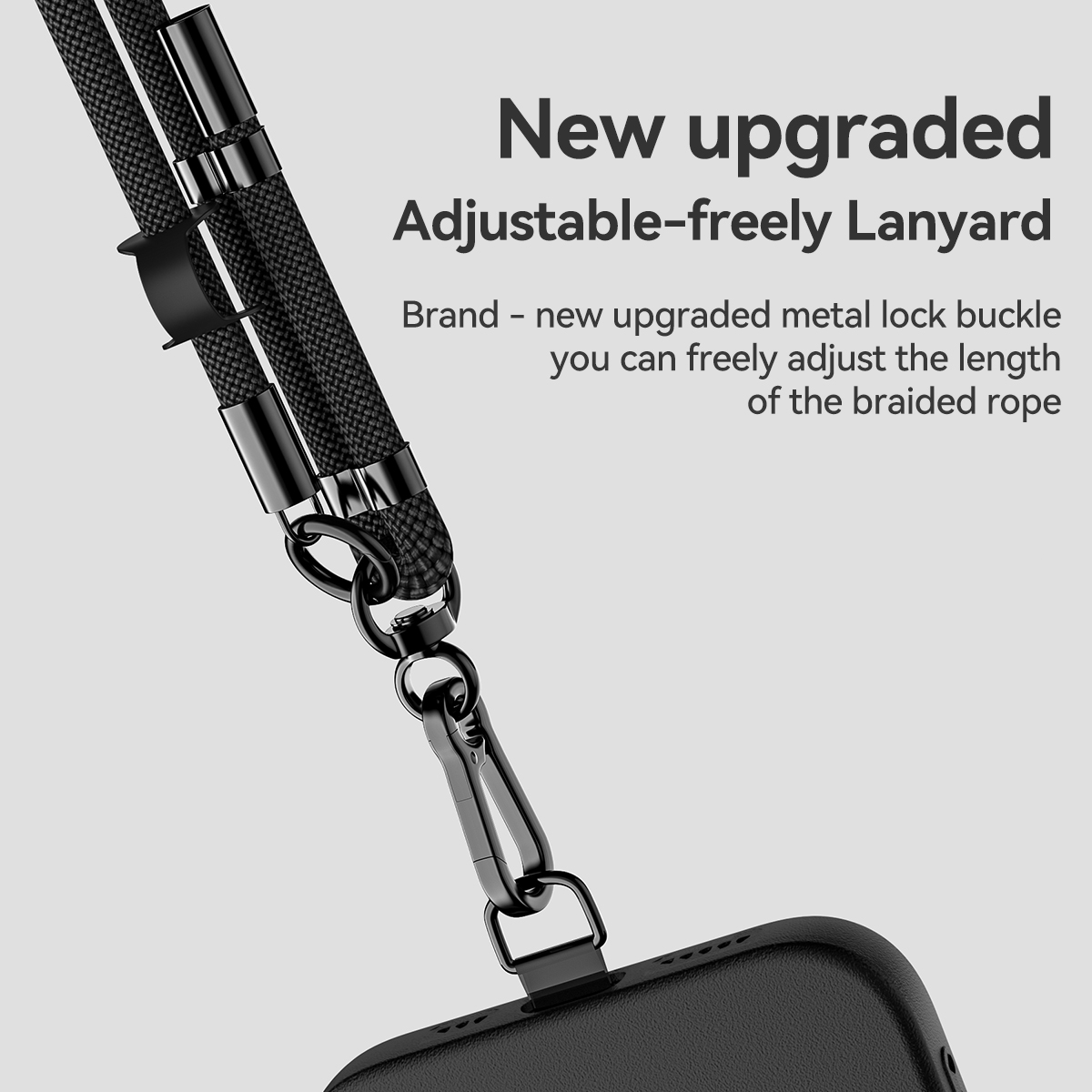 125cm Adjustable Crossbody Lanyard - Multi-Color Universal Strap with ...