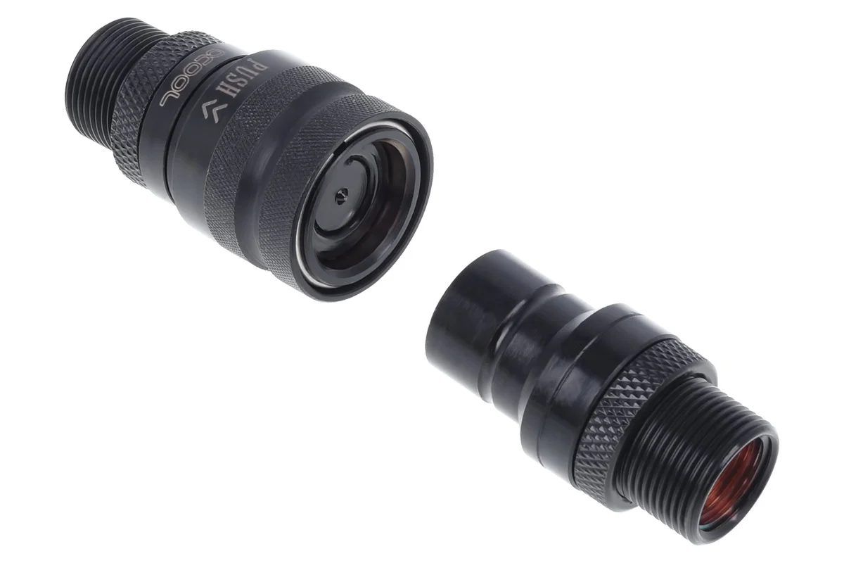 Alphacool Eiszapfen Quick Release Coupling Set With Double Bulkhead ...