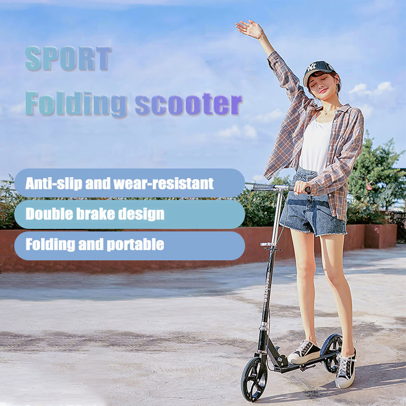 Skuter Handbrake Scooters kids Adult Teen Foldable Scooter Wheel Skuter ...