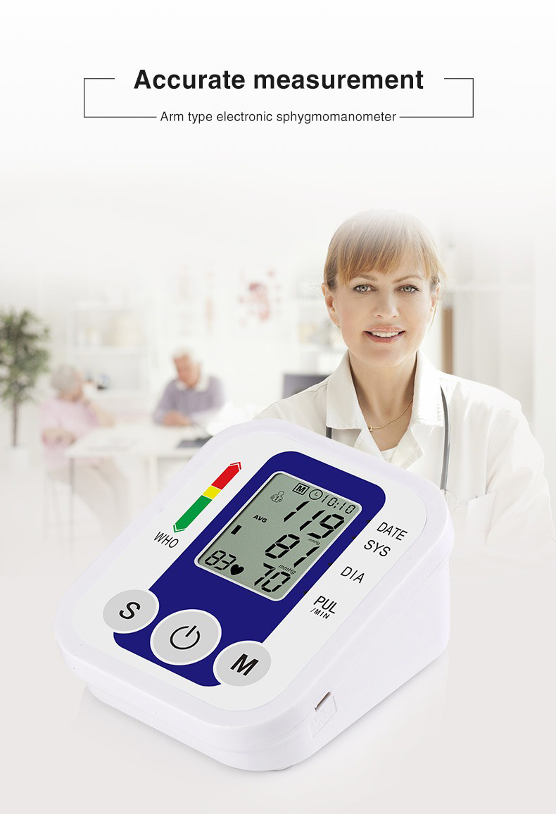 (1 year warranty) Sphygmomanometer Heartbeat Blood Pressure Cuff ...