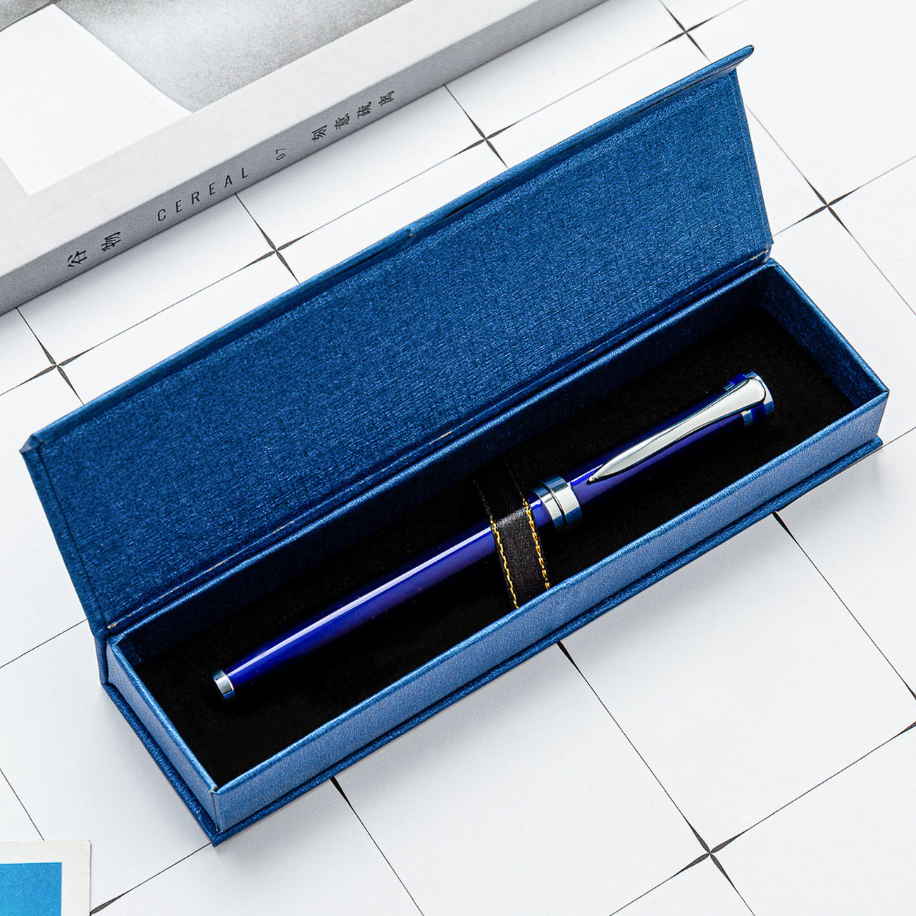 Jewelry Ballpoint Pen Gift Box with Cushion Pencil Boxes Empty Bulk ...