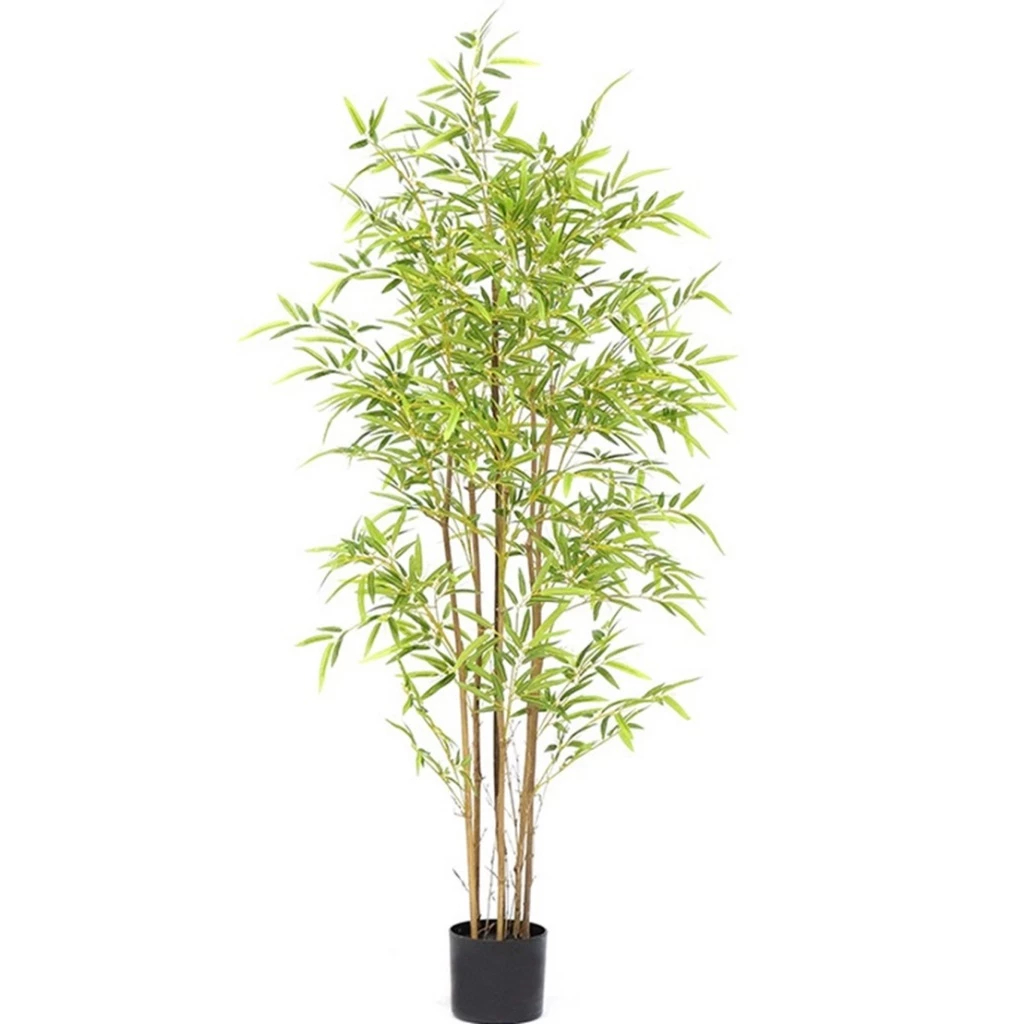 Ready stock」 Artificial Bamboo Tree with a Stunning Planter. Standing ...