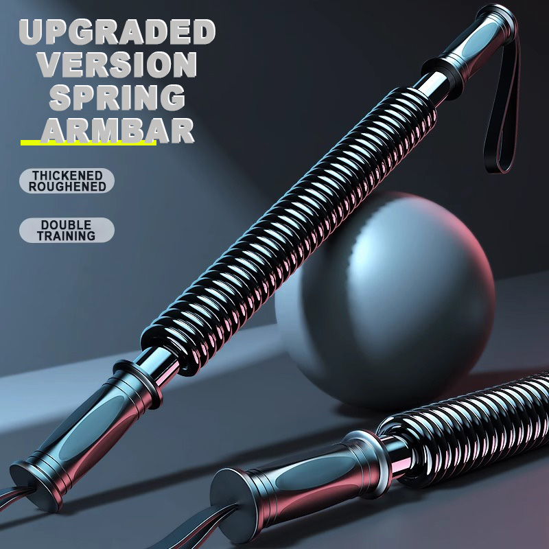 【Ready Stock】Power Twister Spring Bar Resistance Bar Bend Bar Chest Arm ...