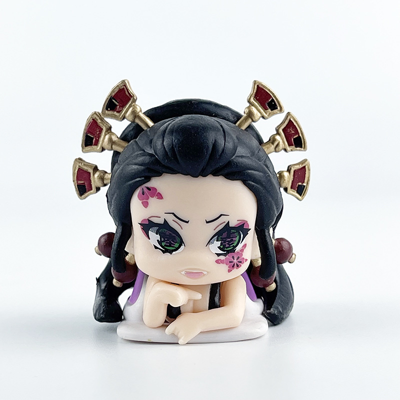 5Pcs/Set 4-5cm Anime Demon Slayer Geisha Kamado Tanjirou Nezuko ...