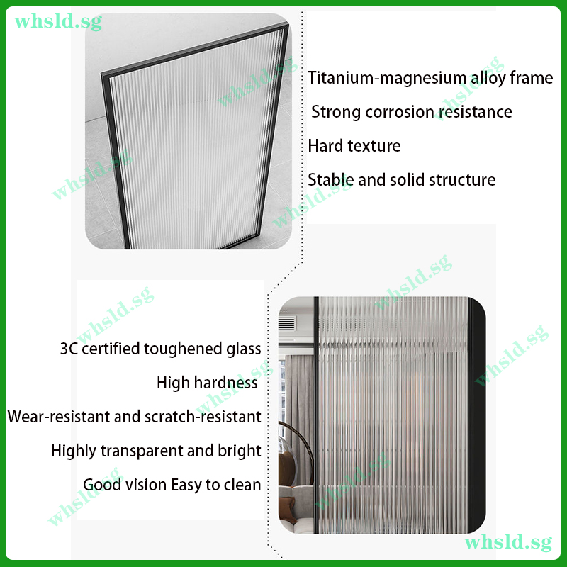 Bathroom Long Rainbow Glass Partition Light Luxury Seat Screen ...