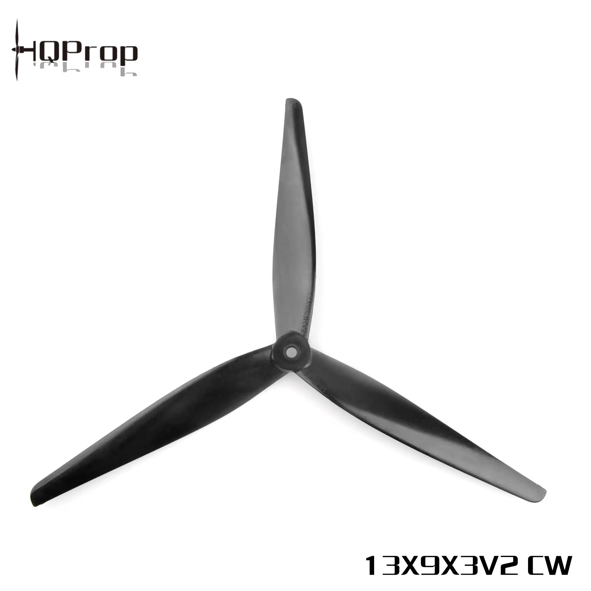 HQPROP 13X9X3 V2 1390 3-Blade Propeller Black-Carbon Reinforced Nylon ...