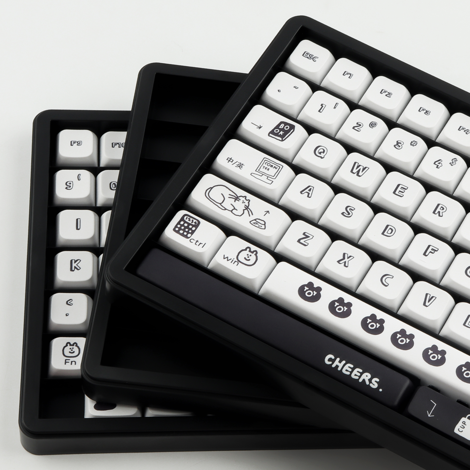 keycaps set Cherry Profile Keycaps Storage Case Storage Box Keycaps ...