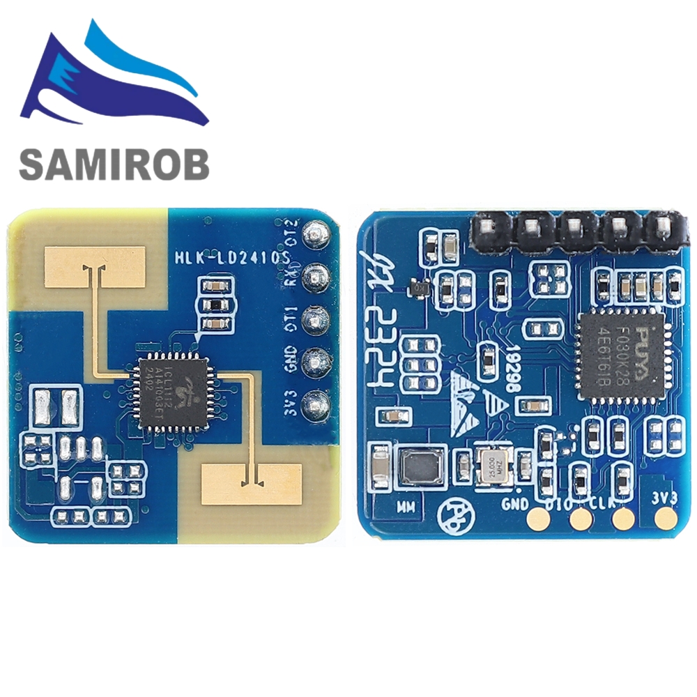 24GHz HLK-LD2410S Radar Sensor 0.1mA 3.3V Low power consumption Millimeter Wave Human Presence ...