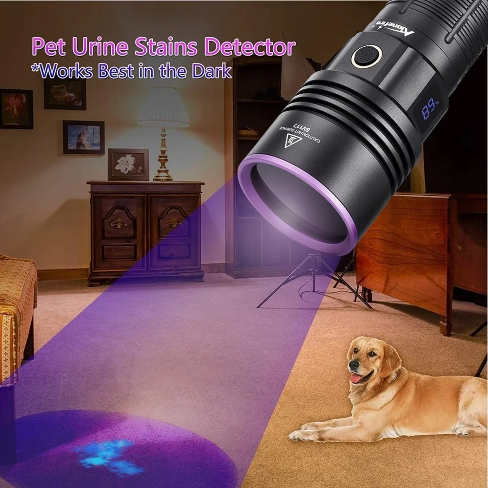 Alonefire SV117 140W High Power 7x4-Core 365nm UV LED Flashlight ...