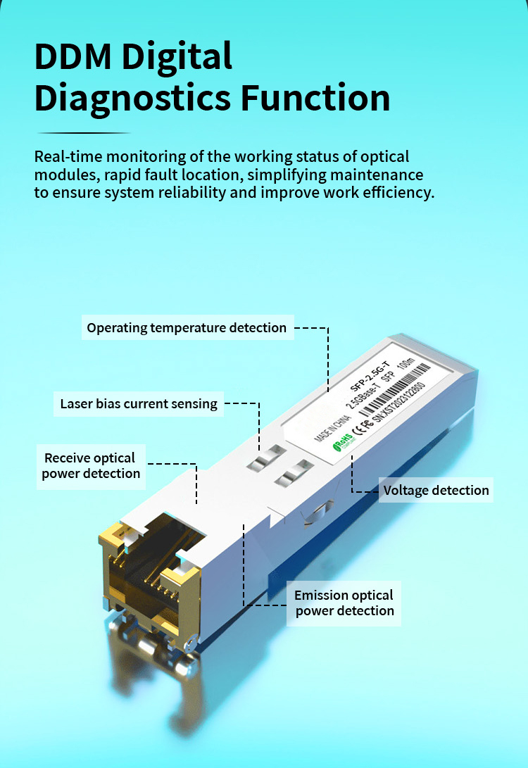 2.5G RJ45 Port single-mode single-fiber optical module | Shopee Malaysia