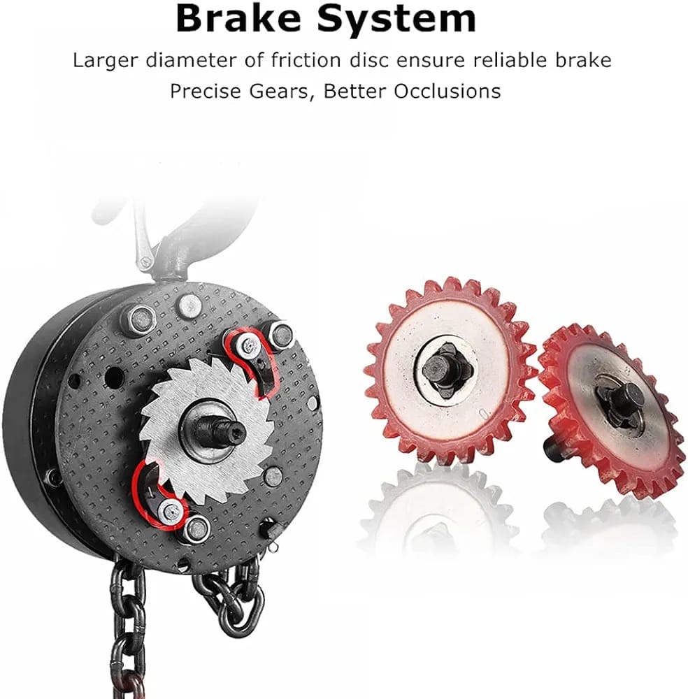 1 Ton Heavy Duty Chain Block Lifting 3 Meter HS-type Chain Hoist Rantai ...