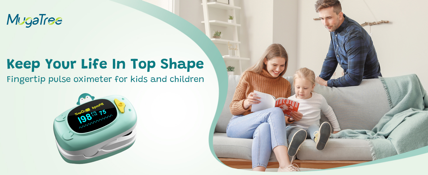 HealthTree Baby Pulse Oximeter Health Care Heart Rate Monitor Designed ...