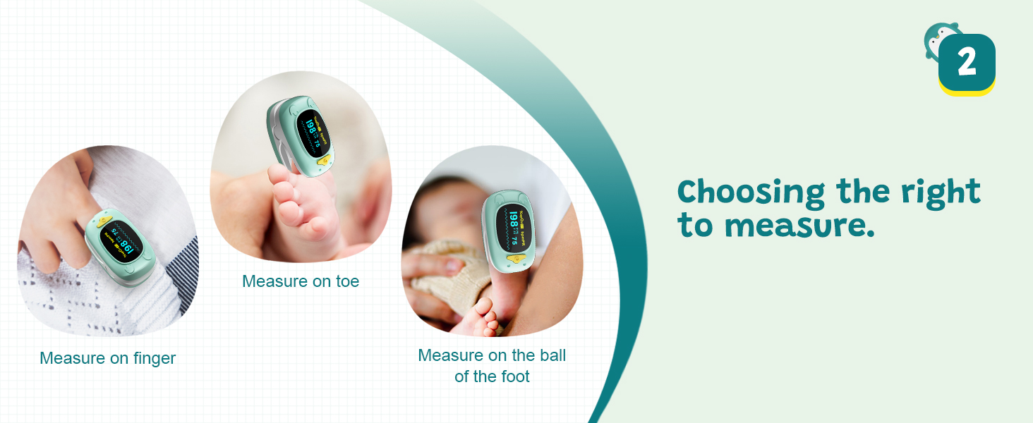 HealthTree Baby Pulse Oximeter Health Care Heart Rate Monitor Designed ...