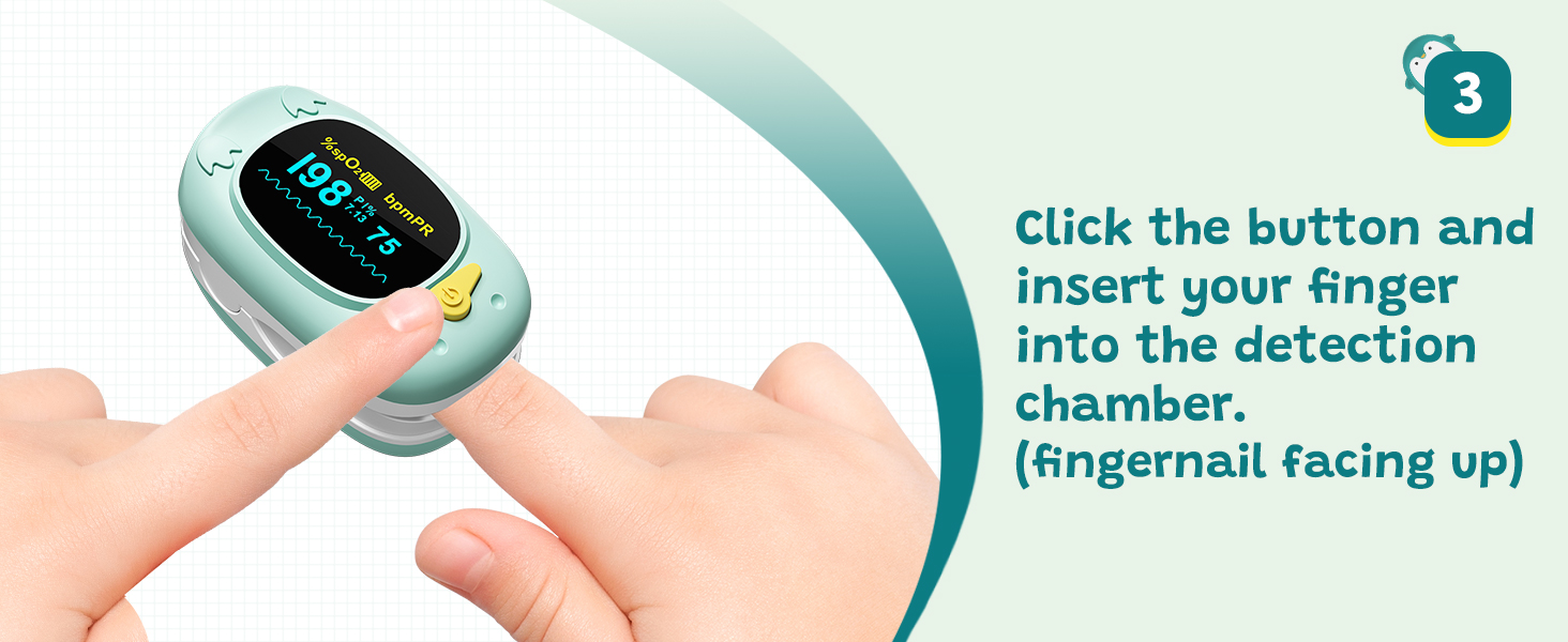 HealthTree Baby Pulse Oximeter Health Care Heart Rate Monitor Designed ...