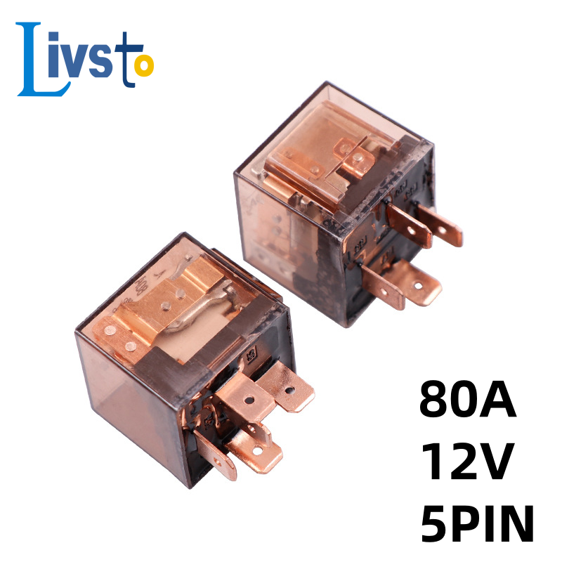 1 pcs Waterproof Automotive Relay 12/24V 80A 4/5Pin SPDT Car Control ...