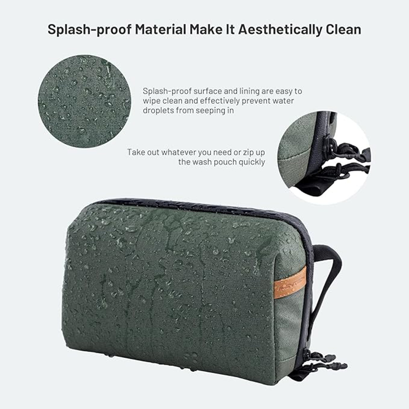 Wash Pouch Hanging Toiletry Bag for Men Women, Waterproof Dopp Kit ...