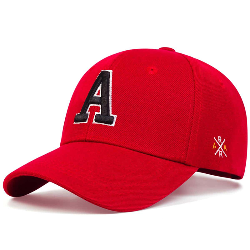 A Letter Baseball Cap Extra Large Head Circumference Men's Cap Five ...