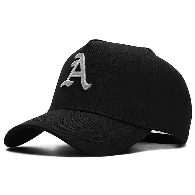 High Top A Letter Baseball Cap Extra Large Head Circumference Men's Cap ...