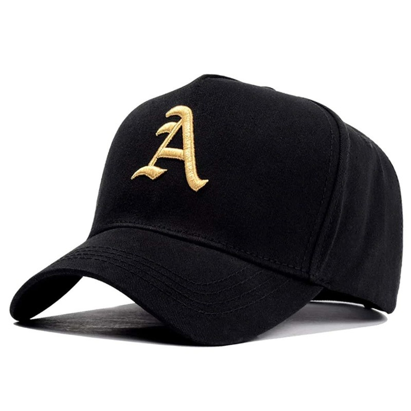 High Top A Letter Baseball Cap Extra Large Head Circumference Men's Cap ...