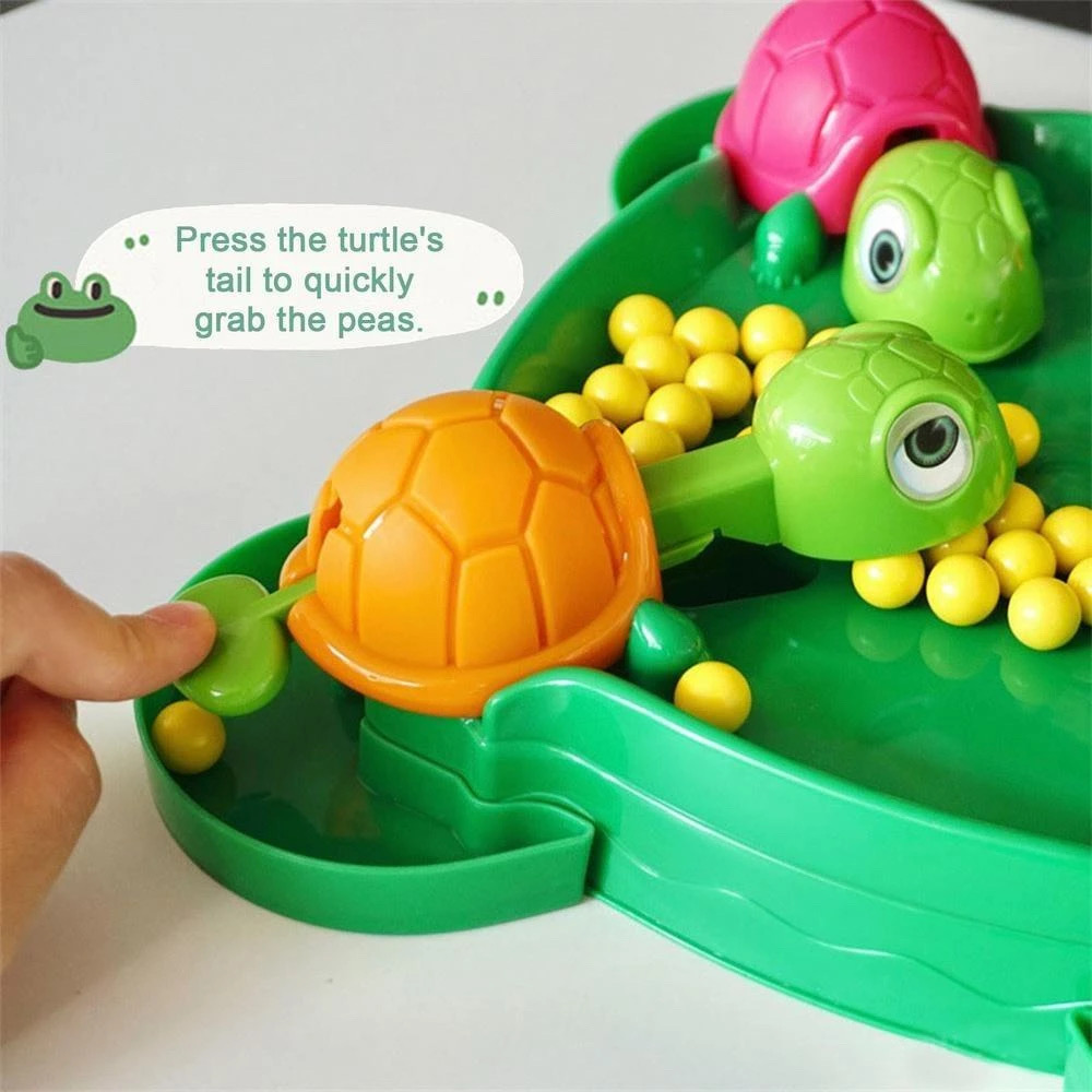 🔥Ship 24H🔥 Kids Toys Board Game Turtle Eat Bean Toy Kids Interactive 2 ...