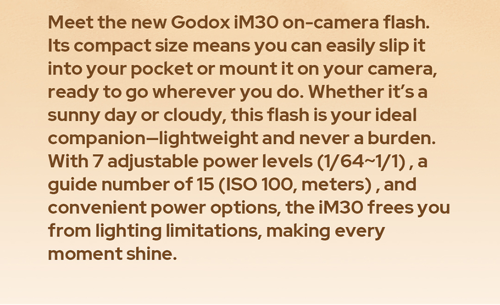 Godox IM30 iFlash Camera Flash Small Build Bright Field | Shopee Malaysia