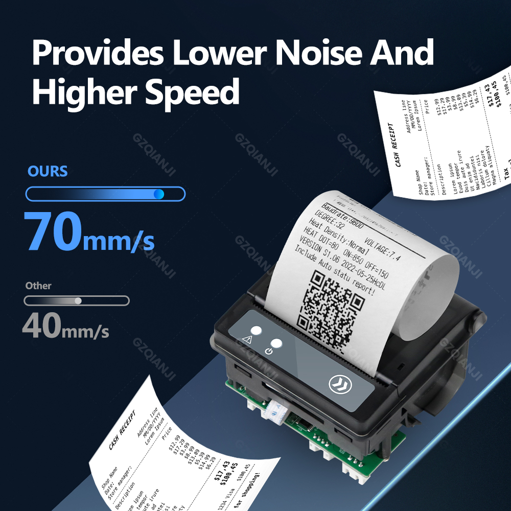 58mm Embedded Thermal Printer (RS232+TTL) POS Receipt Printer Ticket ...