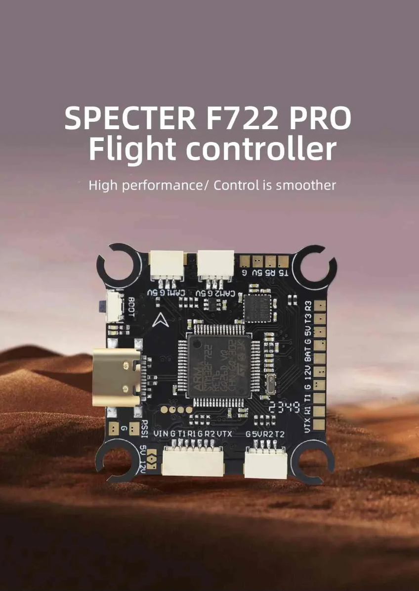 HGLRC SPECTER F722 Pro MPU6000 Gyro F7 Flight Controller with 5V 10V ...