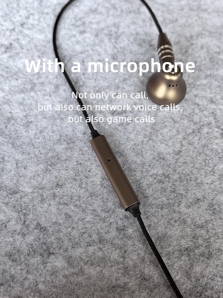 LUN SHENG Wukong Flat Head Earbuds Circular Composite Dynamic Driver ...