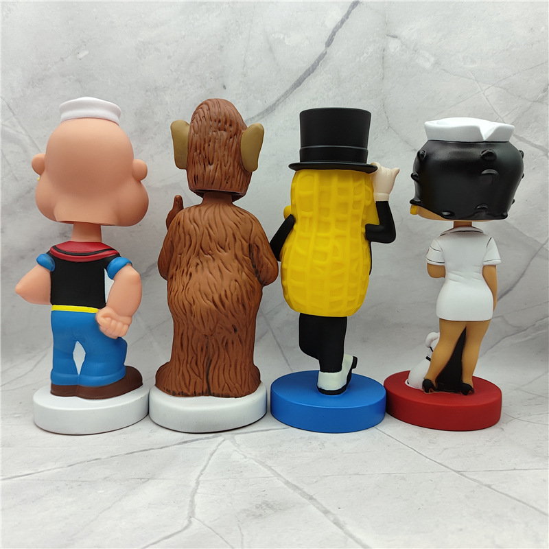 18cm Funko Betty Boop Big Boy Planters Mr. Peanut Grandpa KFC Popeye ...