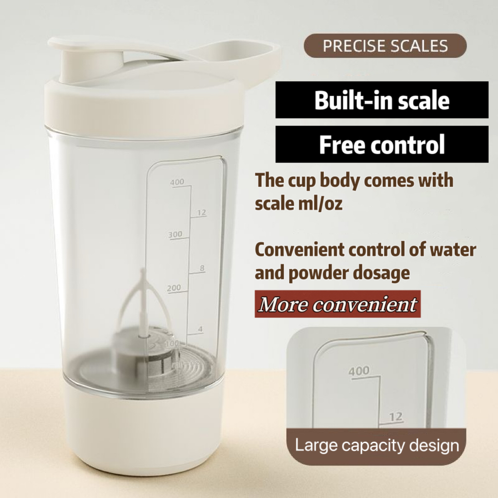 Electric Protein Shaker Bottle Self Stirring Mug Rechargeable Portable ...