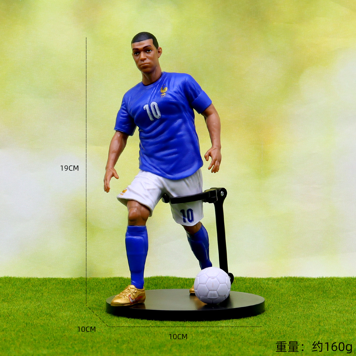 1Pcs 19cm Soccer Star Cristiano Ronaldo Leo Messi Kylian Mbappé ...