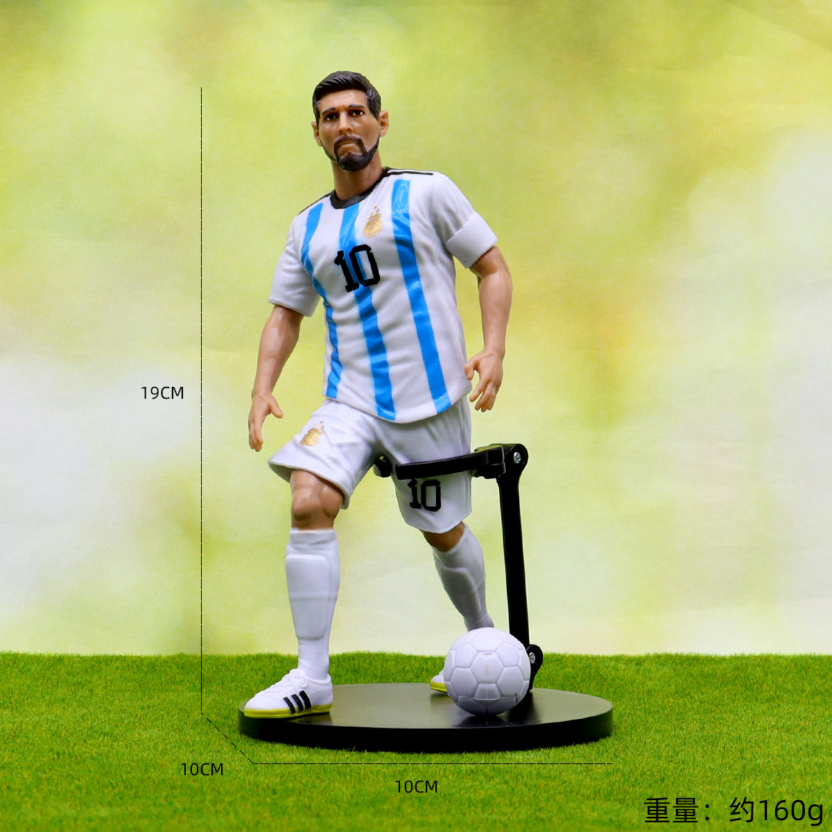 1Pcs 19cm Soccer Star Cristiano Ronaldo Leo Messi Kylian Mbappé ...