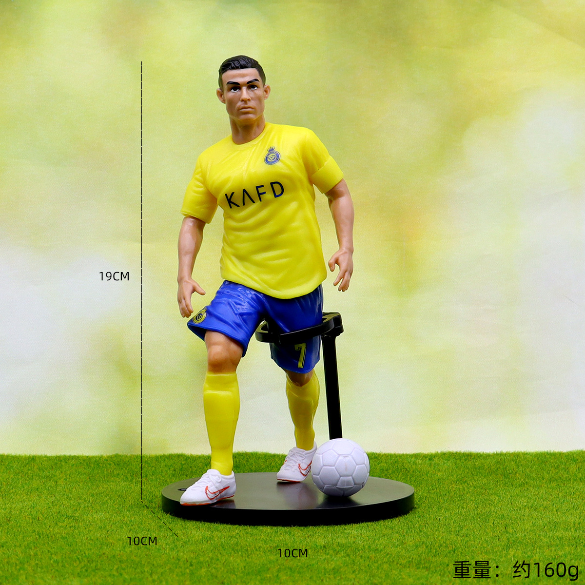 1Pcs 19cm Soccer Star Cristiano Ronaldo Leo Messi Kylian Mbappé ...