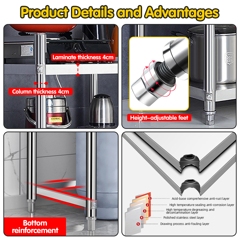 Stainless Steel Gas Stove Rack Steel Table Kitchen Rak Dapur Gas Stove ... Stainless Steel Gas Stove Rack Steel Table Kitchen Rak Dapur Gas Stove ...