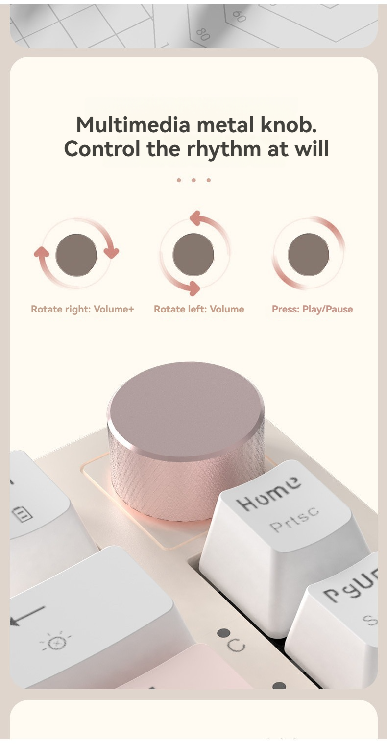 【Fast delivery】AK82 Wireless Mechanical Keyboard Bluetooth Wired ...