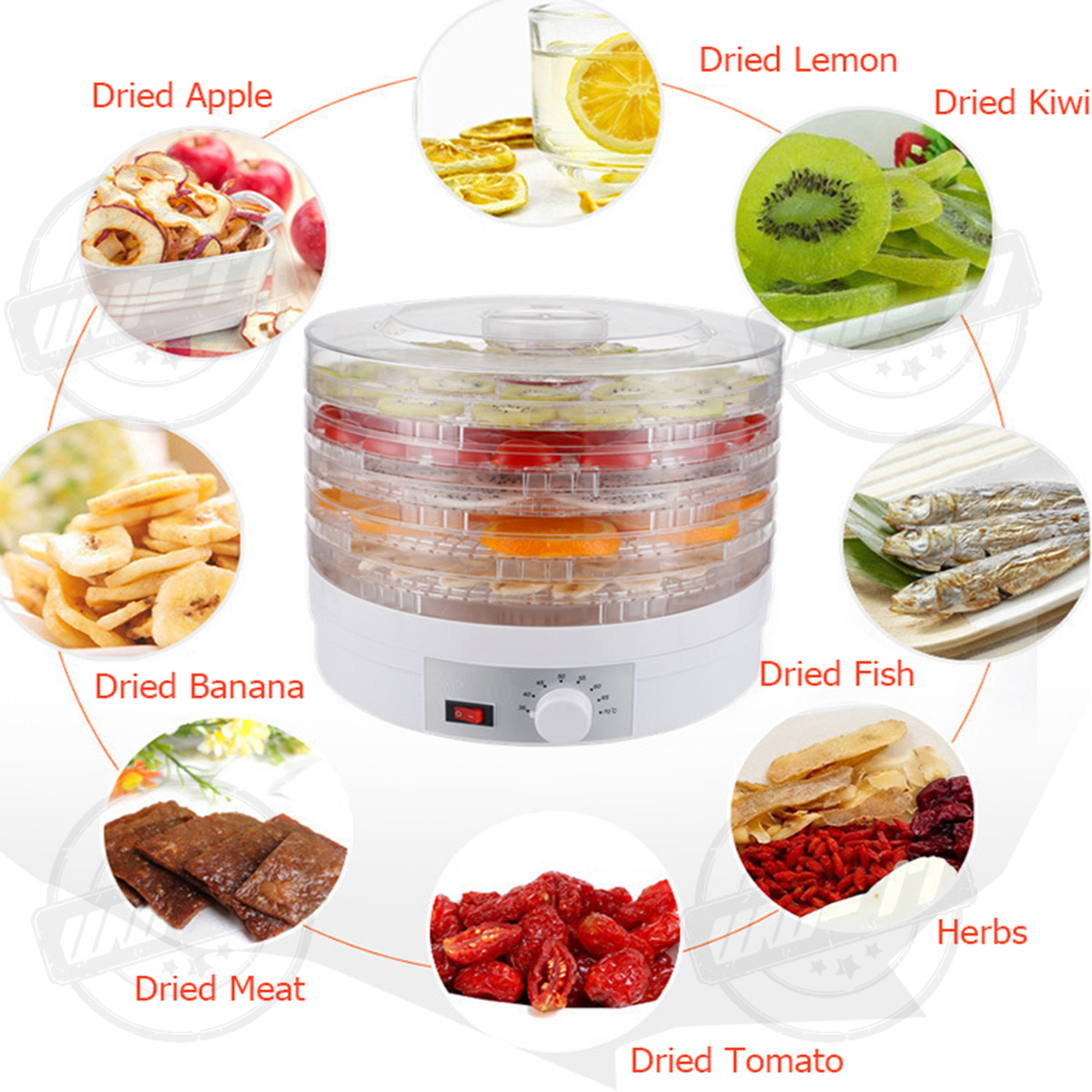 Food Hydrator Machine 700W Dehydrator Machine Fruit Dryer Vegetables ...