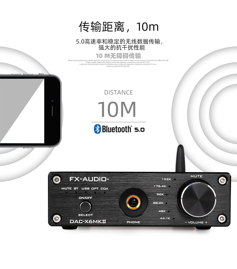 Fx-audio DAC-X6 MKII Decoding Amplifier DAC Fever HIFI Non-Damaged ...