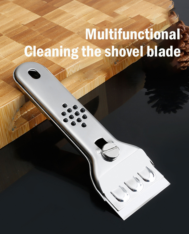 Stainless Steel Cleaning Scraper Blade Glass Kitchen Ceramic Tile ...