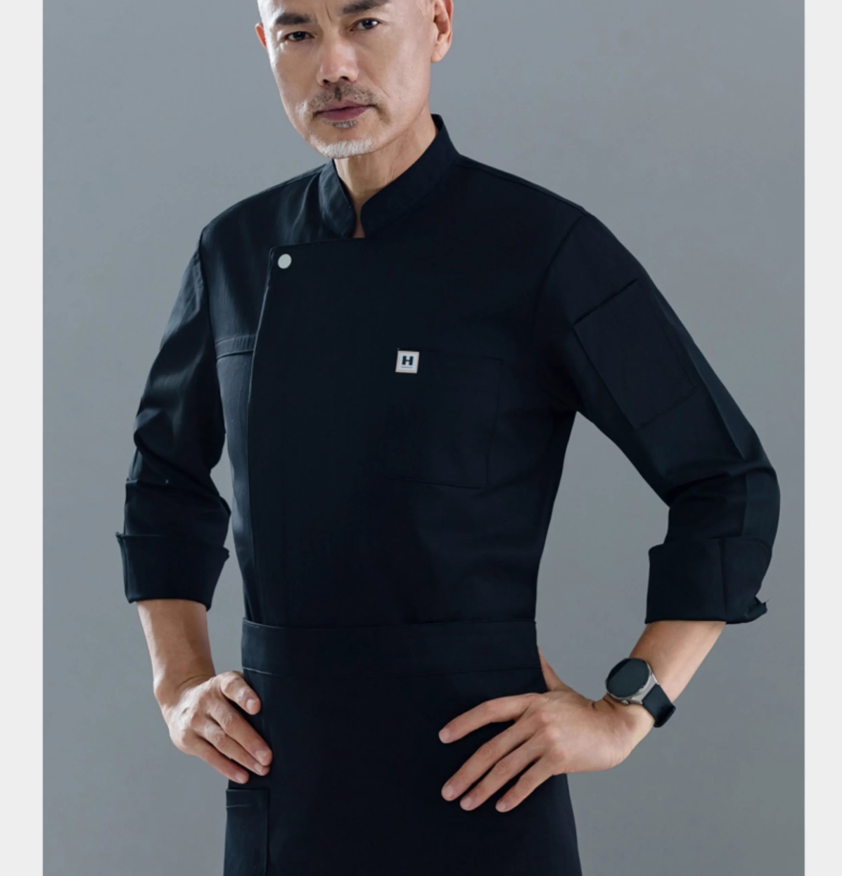 Ready Stock Chef work uniform long sleeve men's restaurant hotel ...