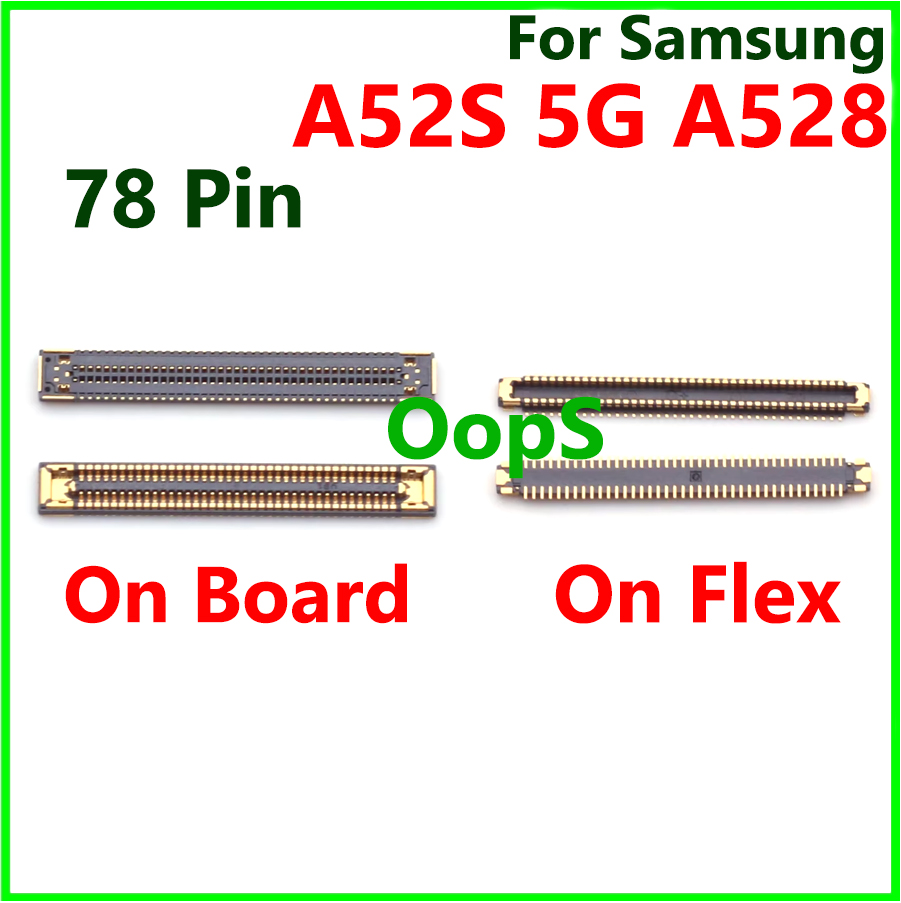 For Samsung A52S 5G A528 LCD Display Screen FPC Connector On Main Board ...