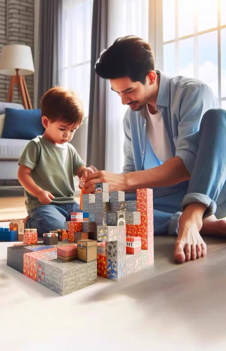 20pcs magnetic building block set my world DIY MC children's ...