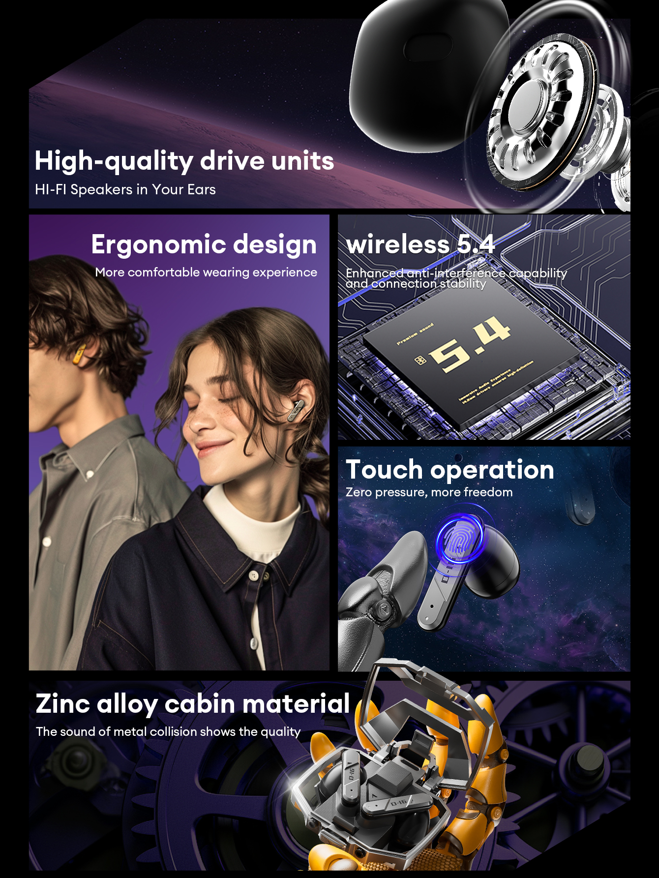 Transformers TF-T32 Bass Stereo Sound TWS Wireless Bluetooth Earphone ...