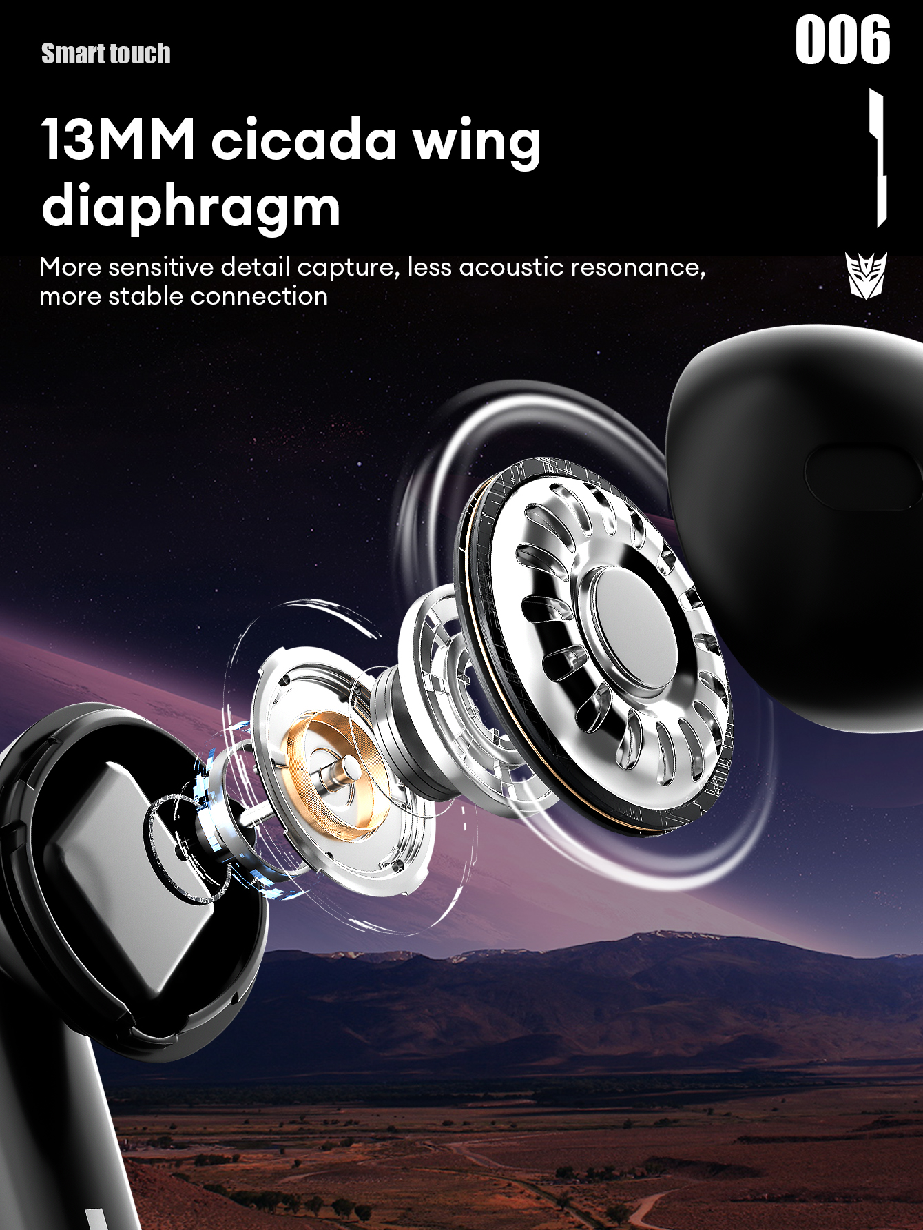 Transformers TF-T32 TWS Wireless Bluetooth Earphone Bass Stereo Sound ...