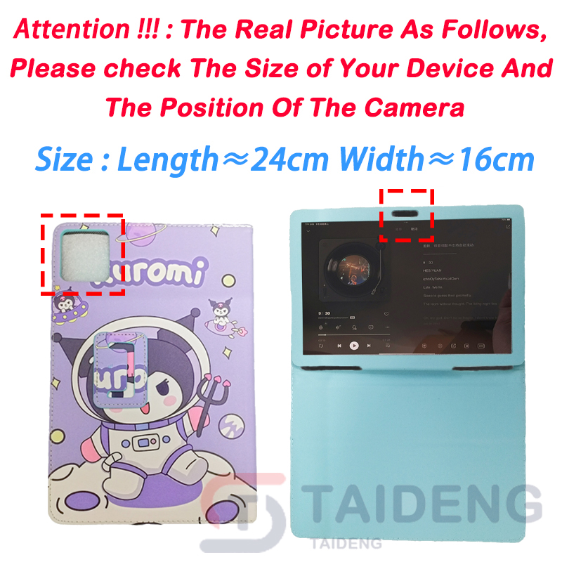 For 5G Tablet Galaxy X95 10.8 inch 2024 High Quality Cartoon Leather ...