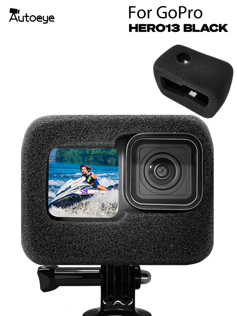 Windshield Wind Noise Reduction Sponge Foam Case For GoPro HERO 13 12 ...