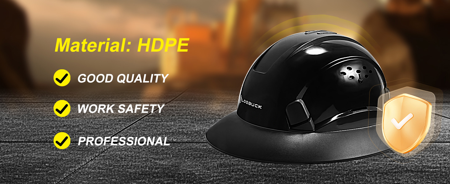 LOEBUCK safety helmet with sound ear protection industrial construction ...