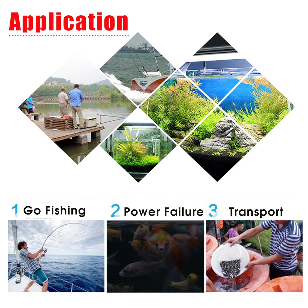 Solar Water Pump USB Charging Solar Oxygen Pump Aquarium 24-hour Water ...