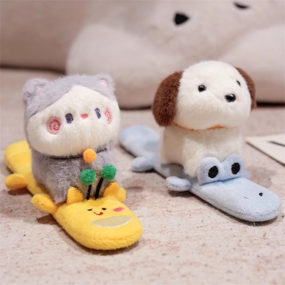 AOPHEKM Capybara Slap Bracelets, Plush Cartoon Capybara Slap Wristband ...