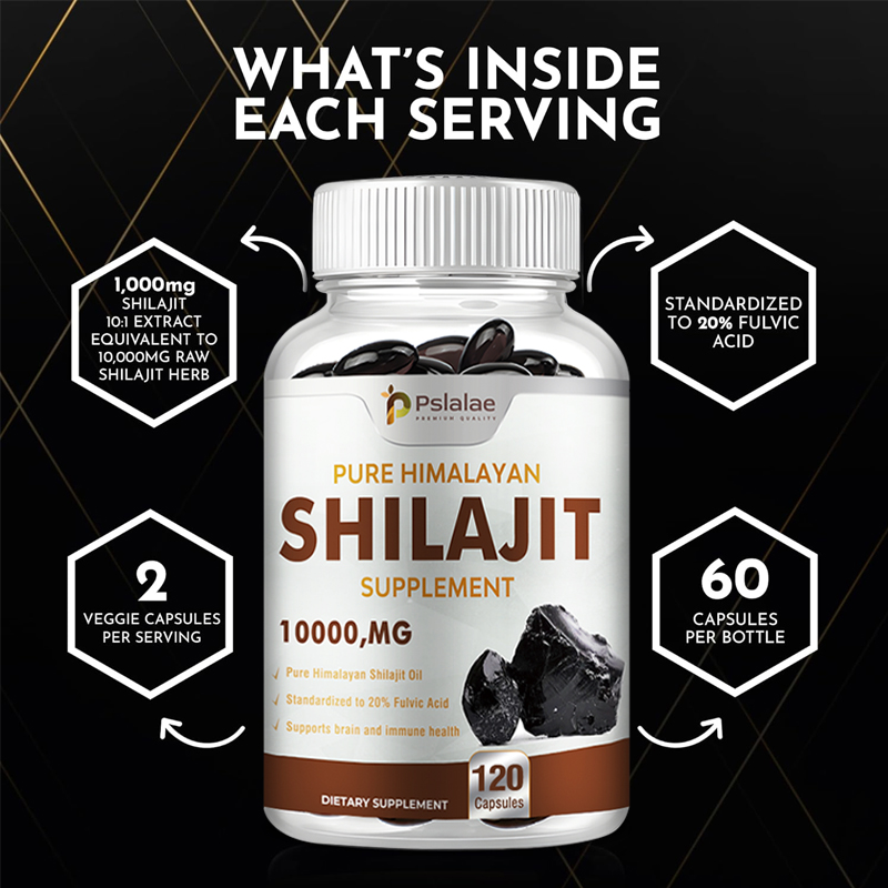 Shilajit Pure Original Himalayan Shilajit Resin 10000mg ，Natural ...